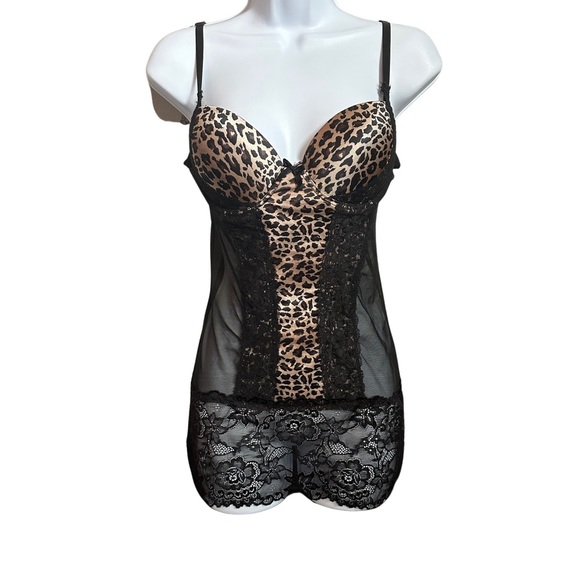 Frederick's of Hollywood | Intimates & Sleepwear | Leopard Print Pushup ...